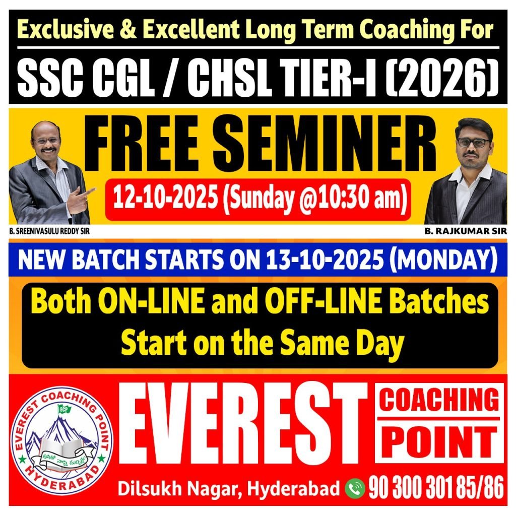 SSC Courses – Online & Offline Coaching in Hyderabad